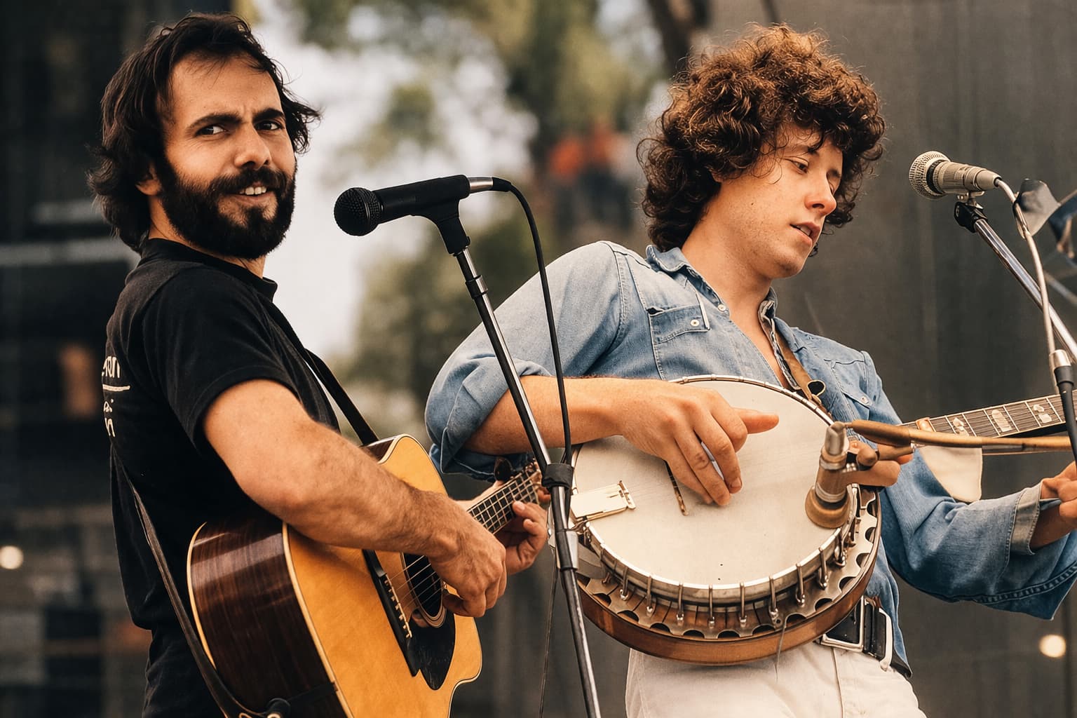 Arlo Guthrie, Steve Goodman and Hoyt Axton on “Soundstage” – Great Songs